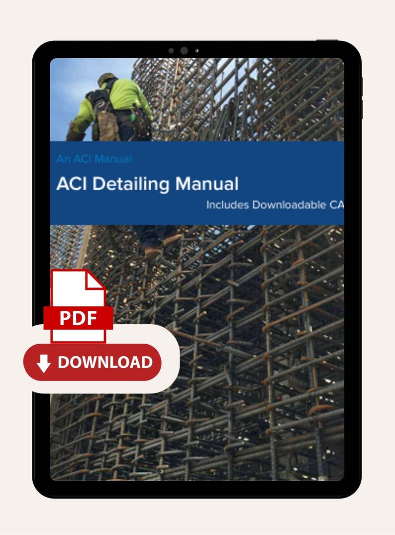 ACI Detailing Manual MNL-66(20) PDF| Instant Download - Etsy