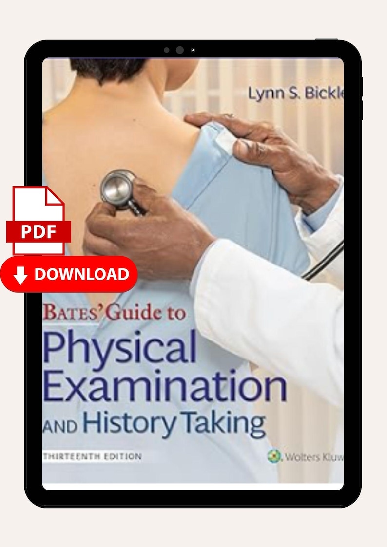 Bates Guide to Physical Examination (13th Edition) - PDF Download - Etsy