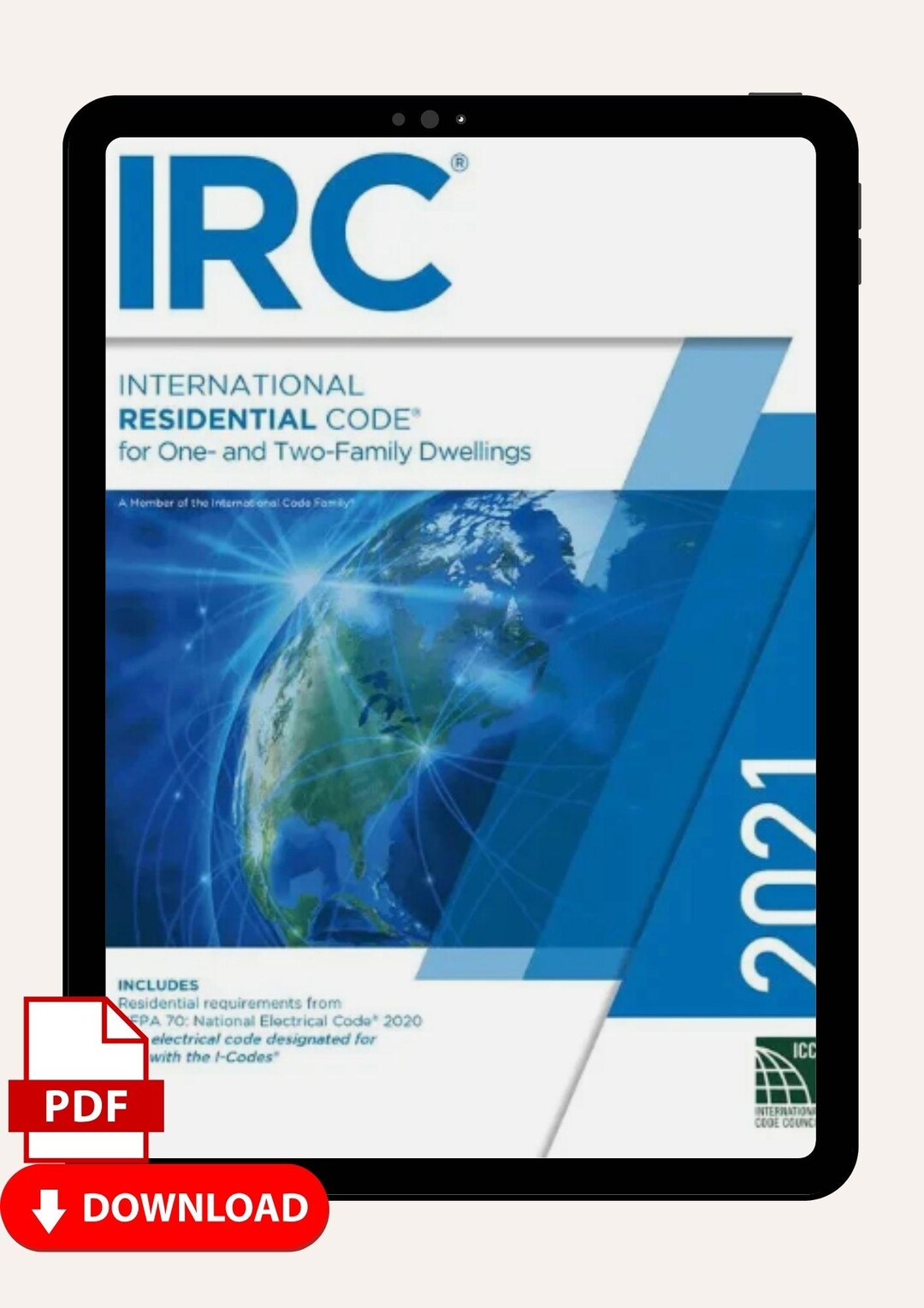 2021 International Residential Code (IRC) | PDF One- & Two-family Dwellings Instant Digital ...