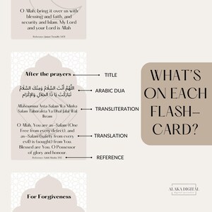 30 Ramadan Du'a Flashcards | Islamic Printable Duas | Arabic ...