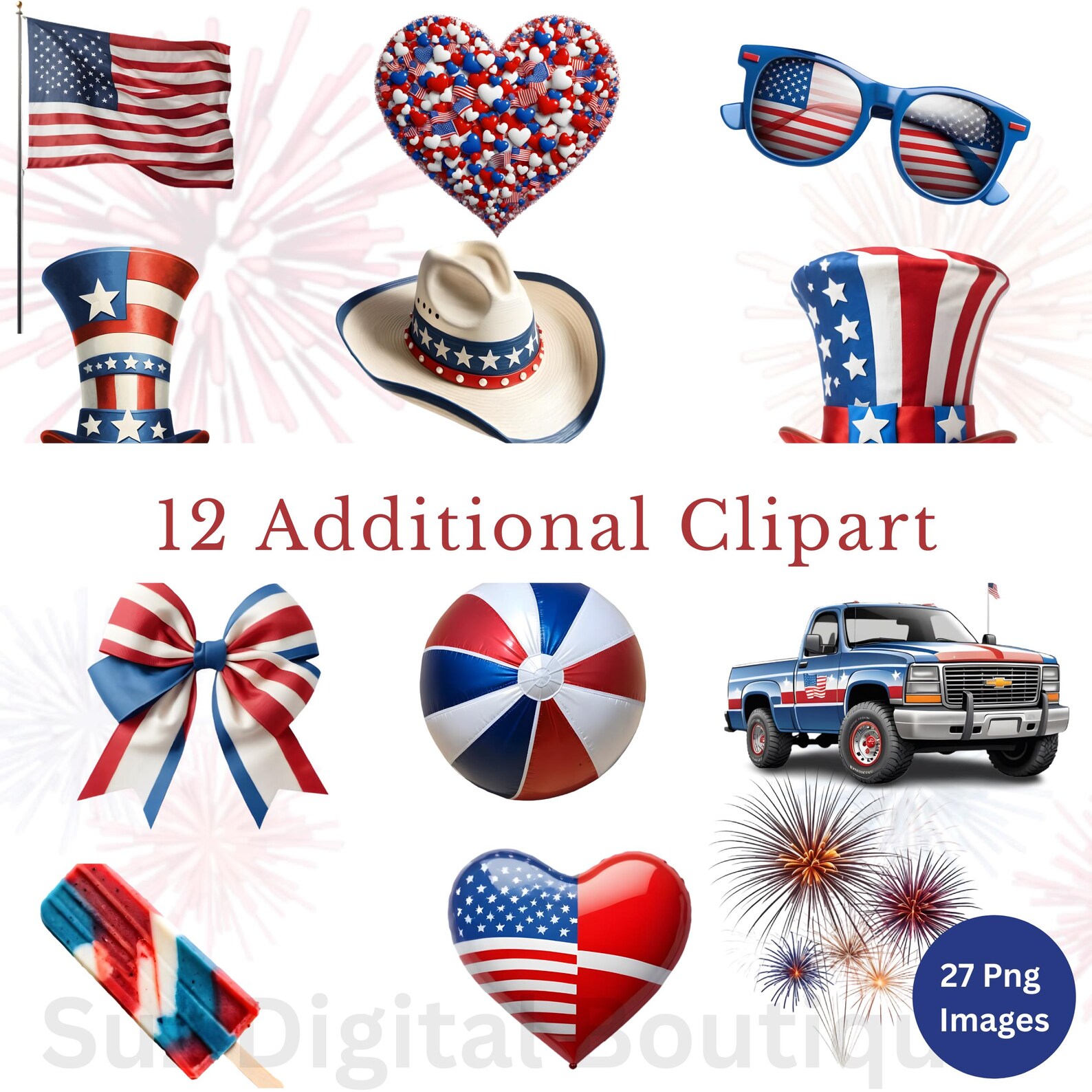 4th of July Chibi Girl Clipart PNG Cute Kawaii Patriotic Sublimation ...