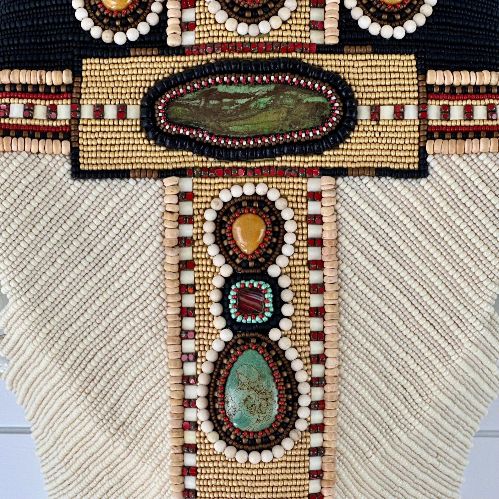 Stoic Beauty, Beaded Cow Skull, Turquoise, Beads, Steer Skull, Western ...