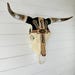 Stoic Beauty, Beaded Cow Skull, Turquoise, Beads, Steer Skull, Western ...