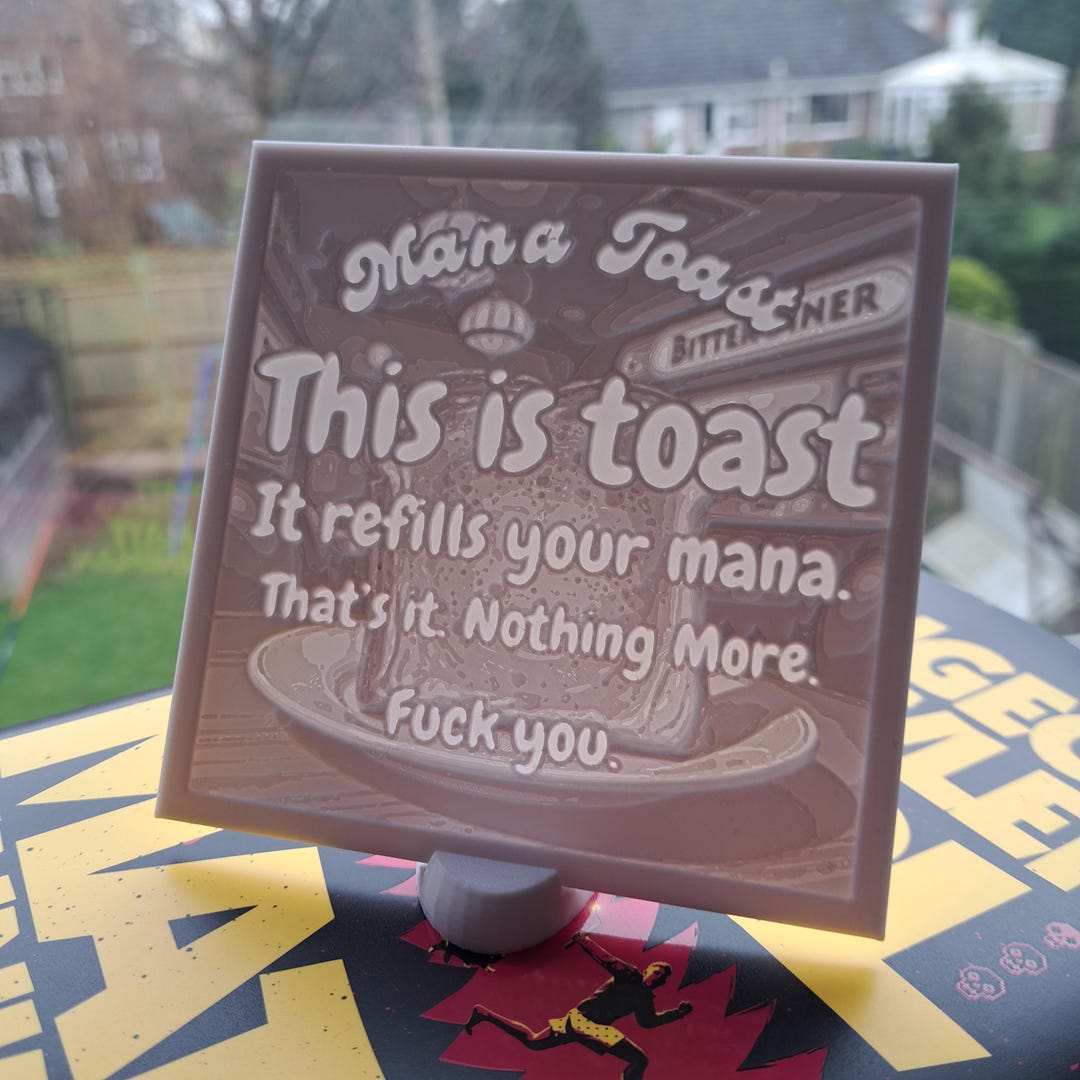 Mana Toast | Dungeon Crawler Lithophane | Book Gift | Collectible ...