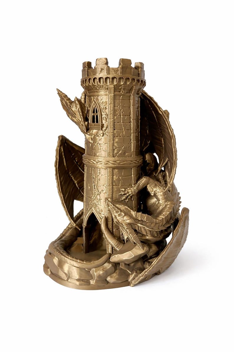 Dragon Dice Tower, DND Dice Roller Tower, Tabletop RPG Dice Tower ...