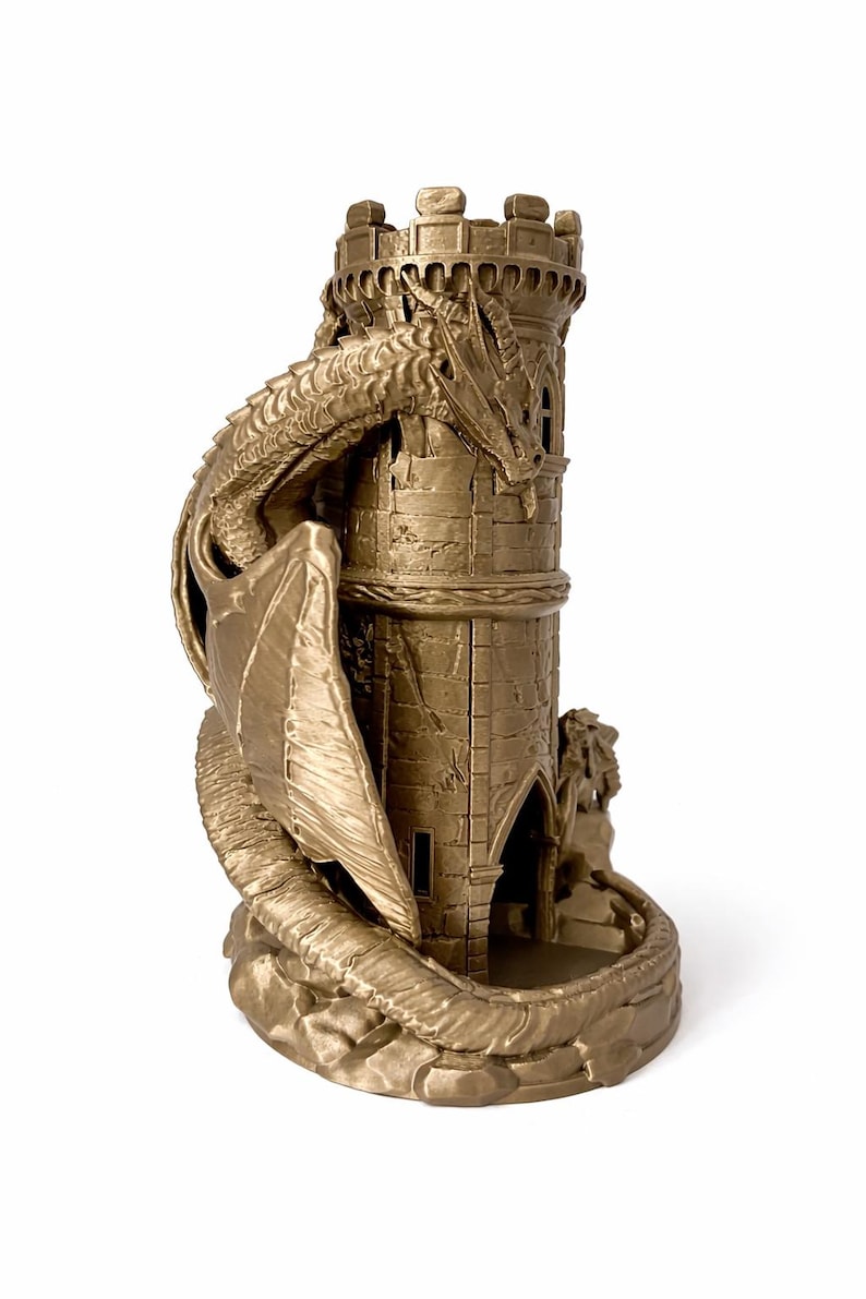 Dragon Dice Tower, DND Dice Roller Tower, Tabletop RPG Dice Tower ...