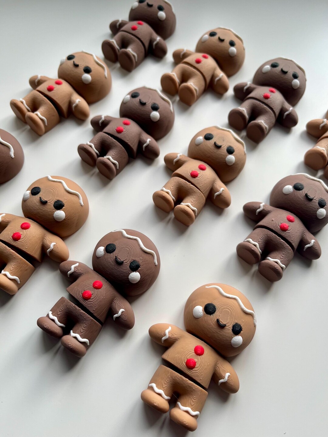 Gingerbread Man Fidget Toy - Festive - Christmas - Flexible. - Etsy