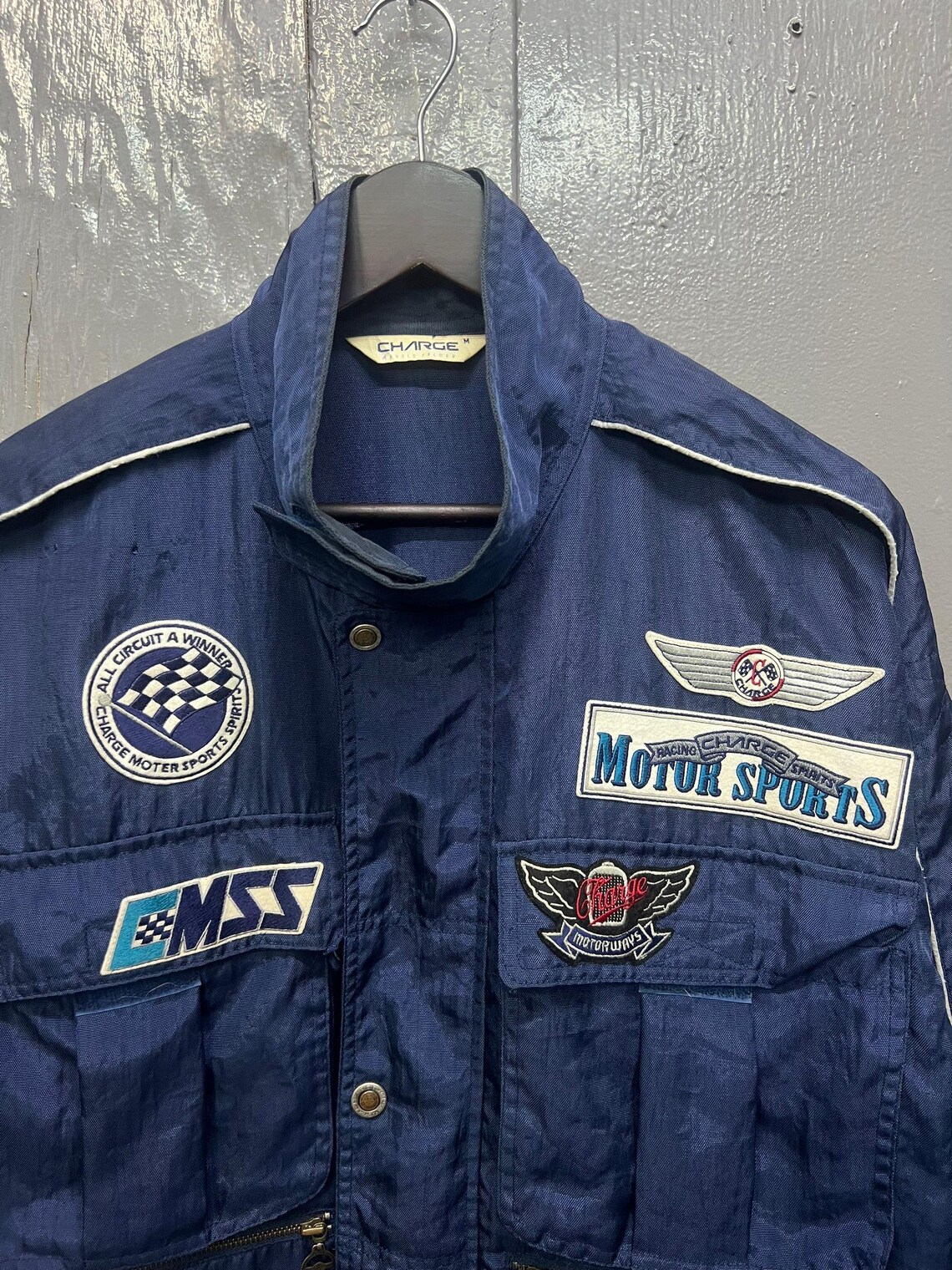 Vintage Charge Racing Spirit Motor Sports Jacket - Etsy