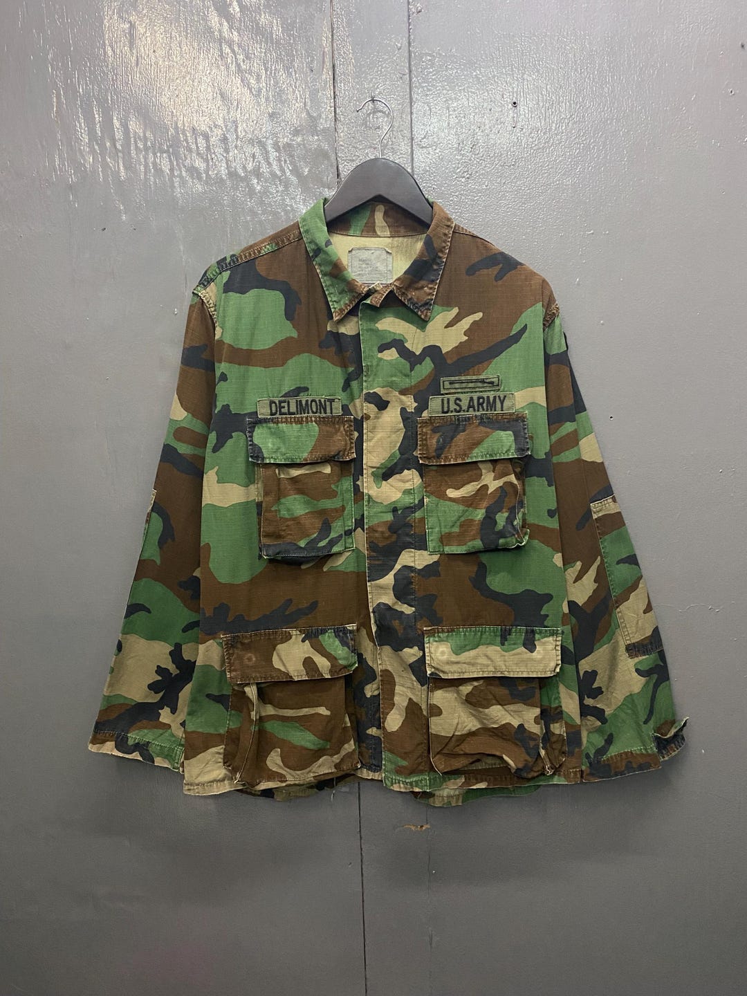 Vintage US Army Camo Jacket - Etsy