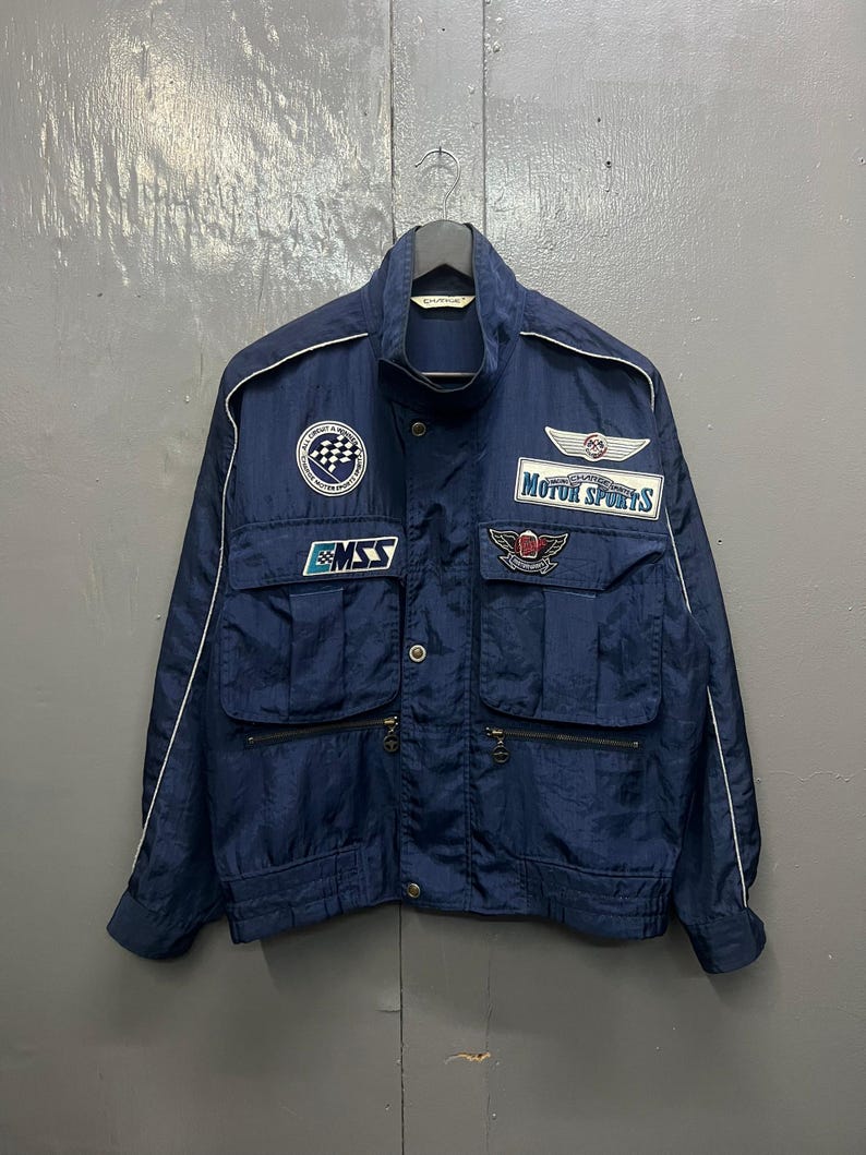 Vintage Charge Racing Spirit Motor Sports Jacket - Etsy