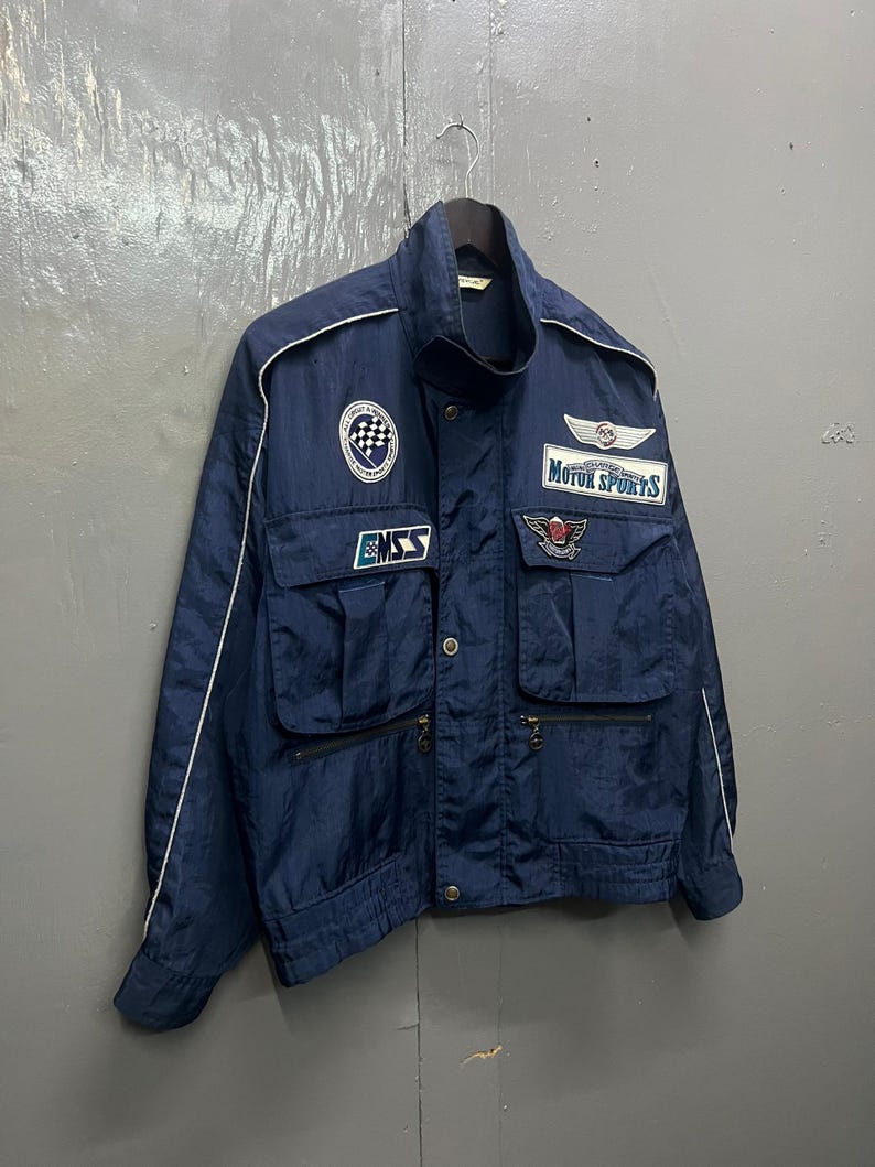 Vintage Charge Racing Spirit Motor Sports Jacket - Etsy