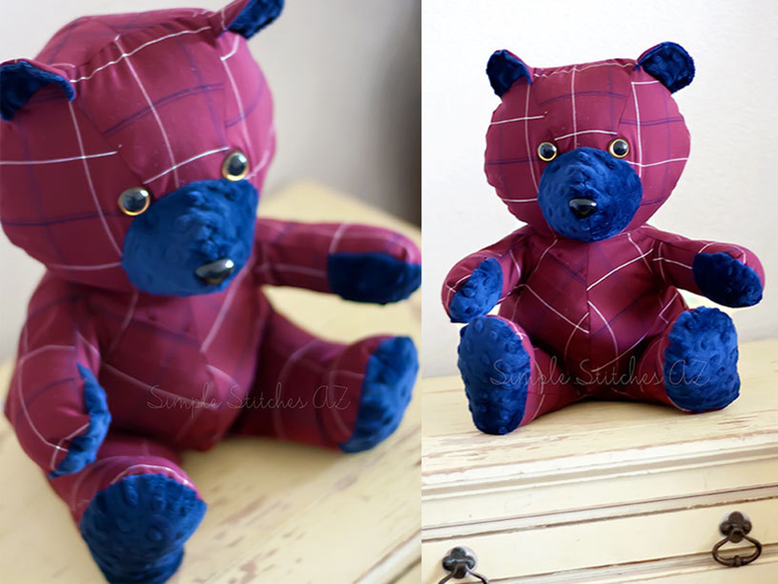 CUSTOM Stuffed Memory OR Regular Howjoyful Bear Stuffed Bear - Etsy