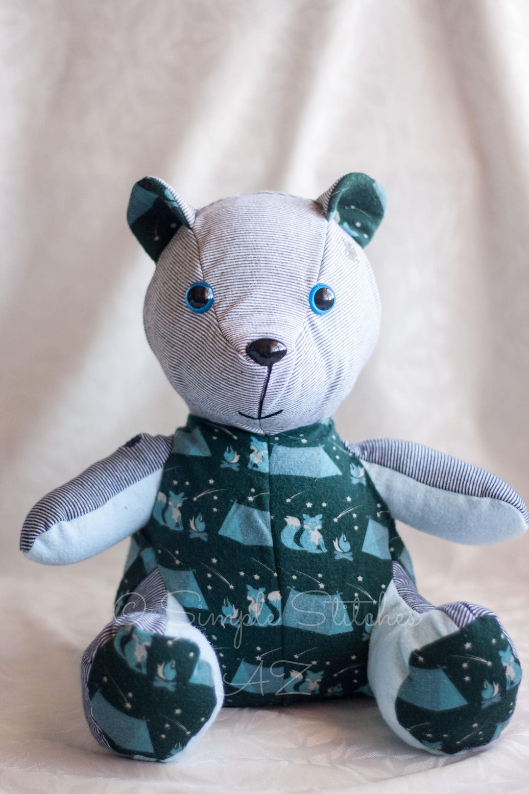 CUSTOM Melody Memory Bear Stuffed Memory Bear Memory Bear - Etsy