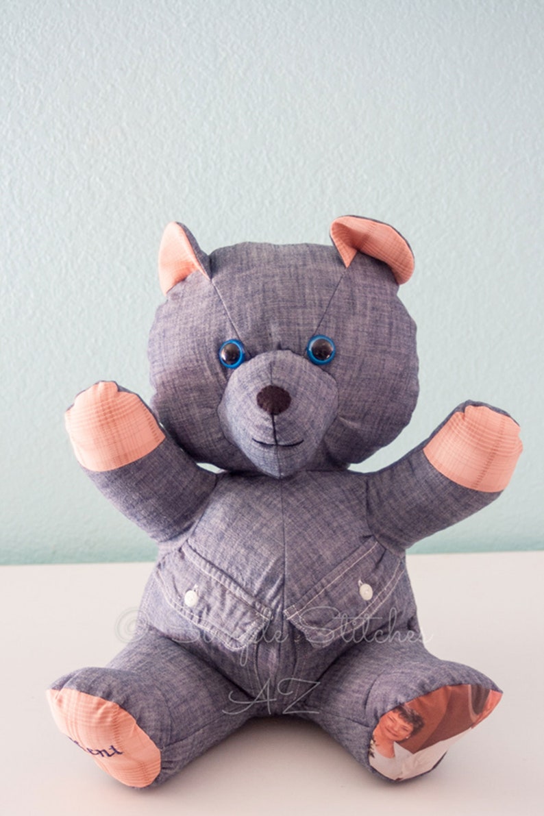 CUSTOM Stuffed Memory OR Regular Howjoyful Bear Stuffed Bear - Etsy