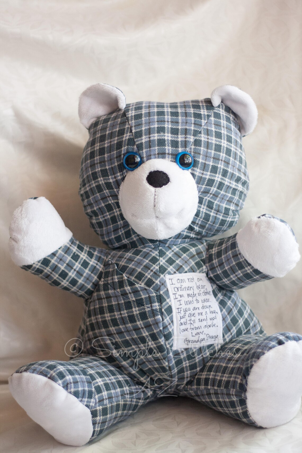 CUSTOM Stuffed Memory OR Regular Howjoyful Bear Stuffed Bear - Etsy