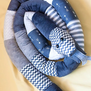 CUSTOM Slate the Scrappy Patchwork Snake Softie | Large Snake | Stuffed ...