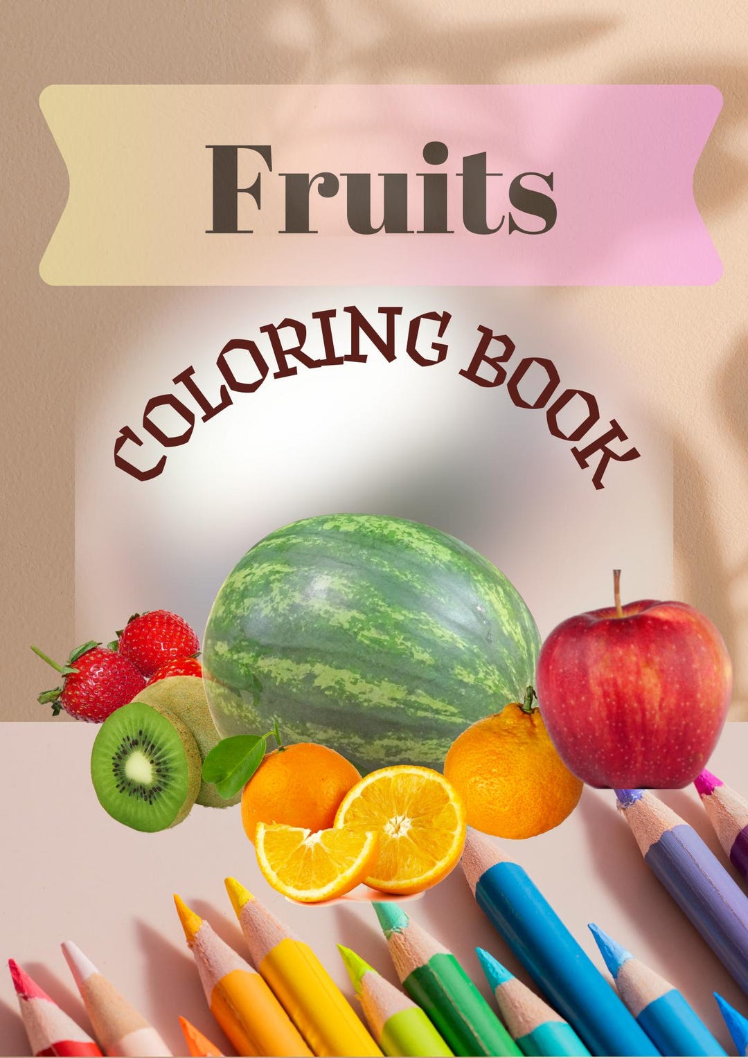Fruits. Coloring Book - Etsy
