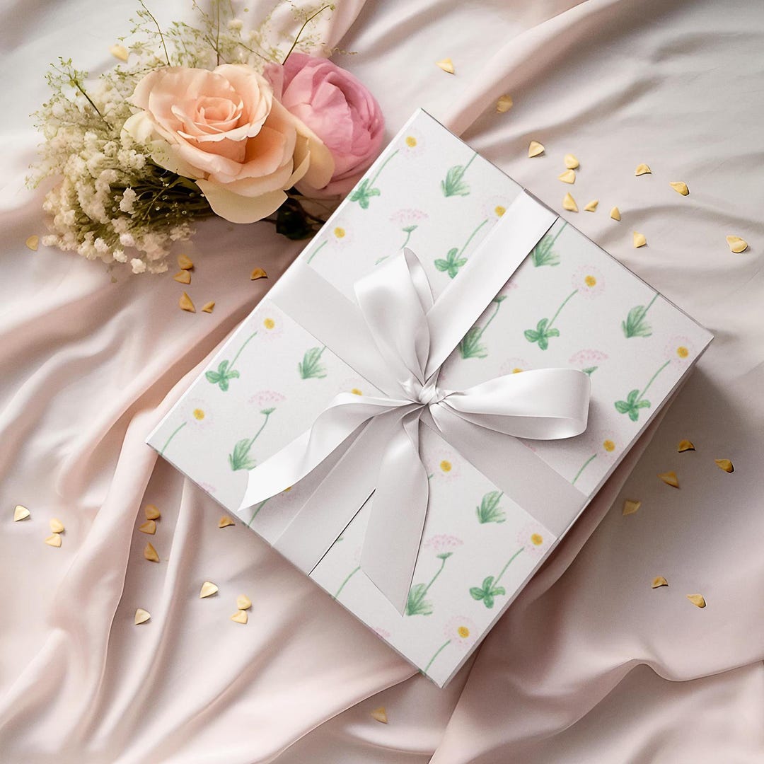Wildflower Wrapping Paper: Vintage Botanical Floral Gift Wrap - Etsy