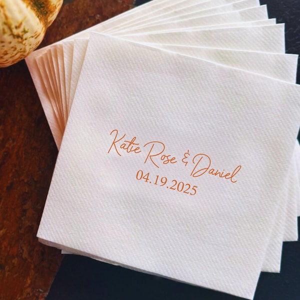 Personalized Napkins - Etsy UK