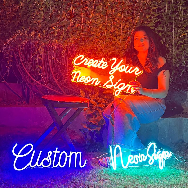 Custom Neon Decor Sign, Aesthetic Neon Sign, Aesthetic Decor Sign, Neon ...