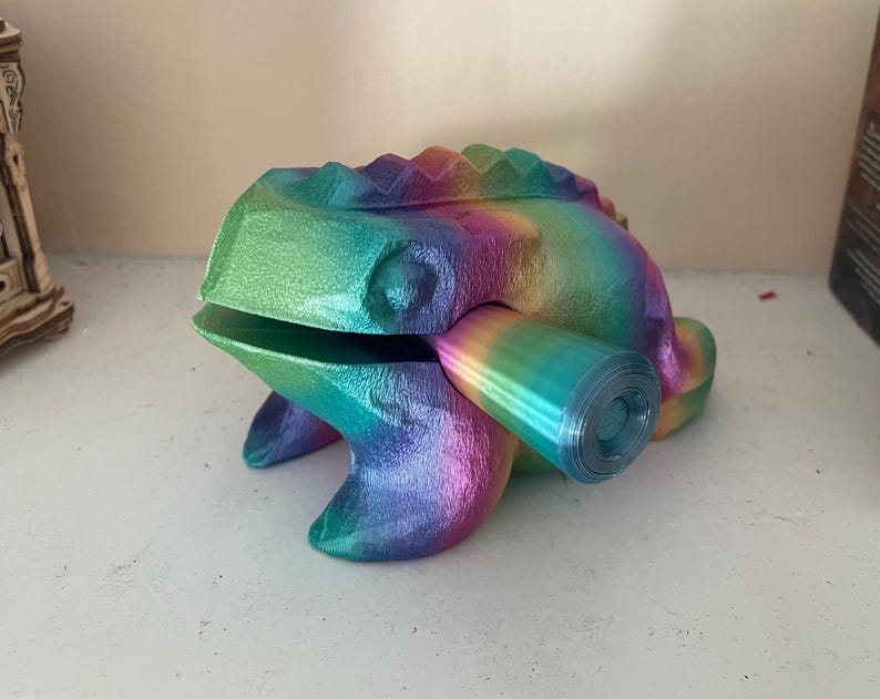 3D Printed Percussion Guiro Frog: Croaking Sound Toy With Hammer - Etsy