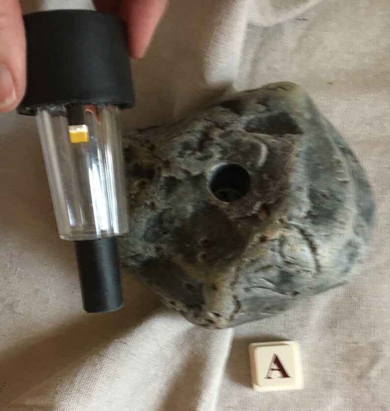 Solar Lights on a Rock Base Lake Superior Stones Accent | Etsy