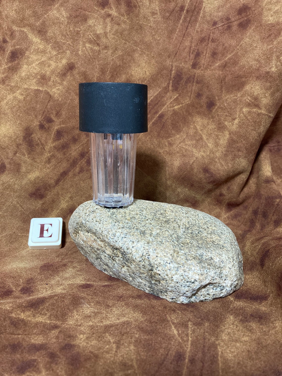 Solar Lights on a Rock Base Lake Superior Stones Accent - Etsy