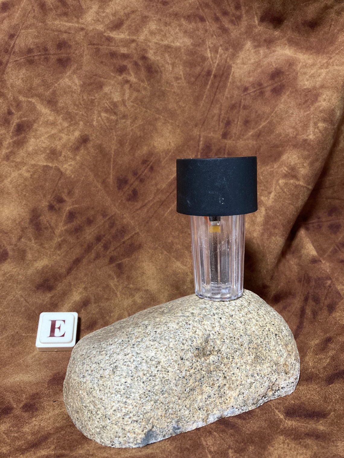 Solar Lights on a Rock Base Lake Superior Stones Accent - Etsy