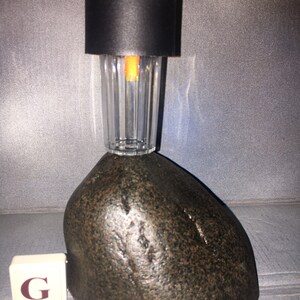 Solar Lights on a Rock Base Lake Superior Stones Accent | Etsy