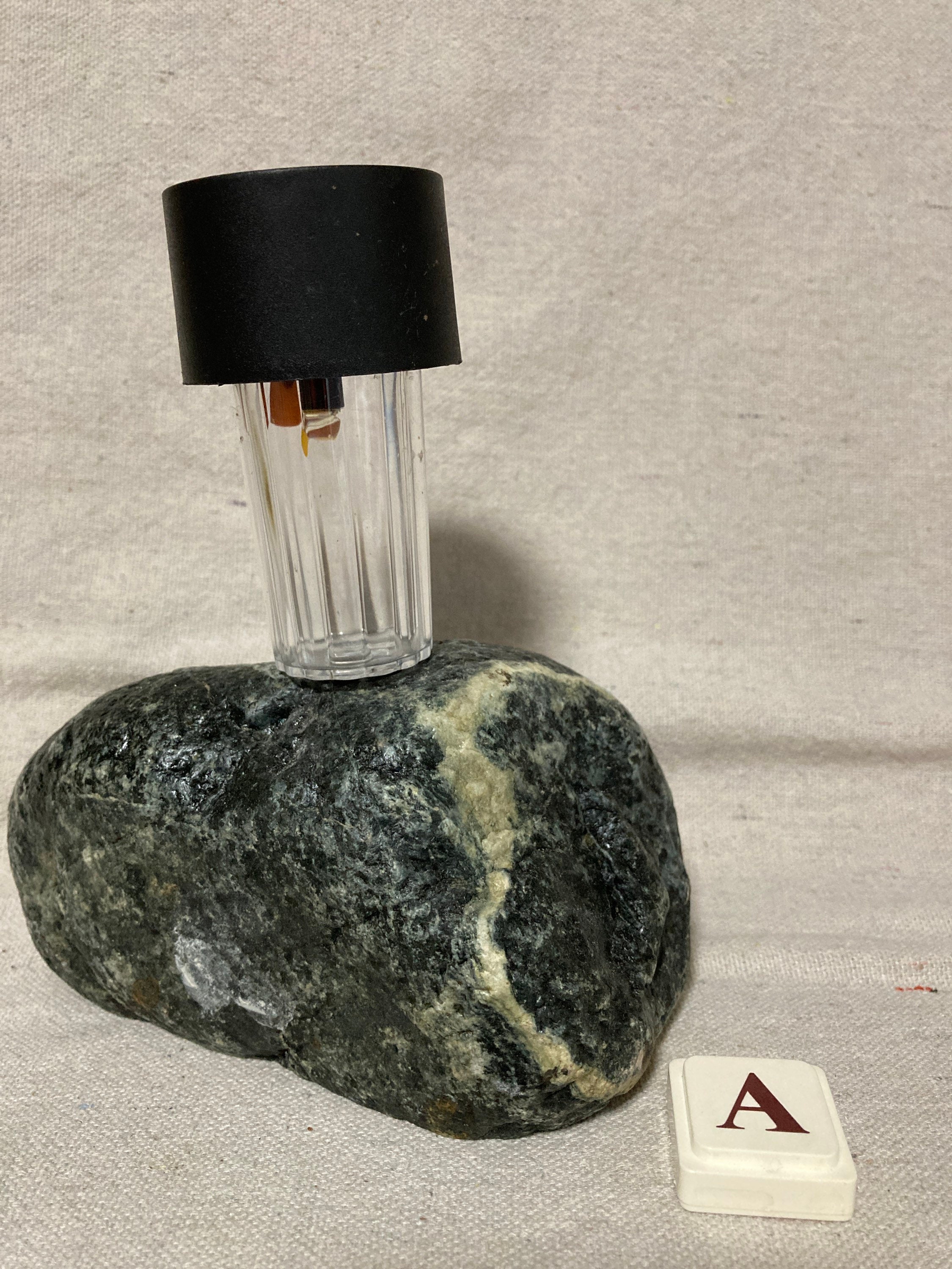 Solar Lights on a Rock Base Lake Superior Stones Accent - Etsy