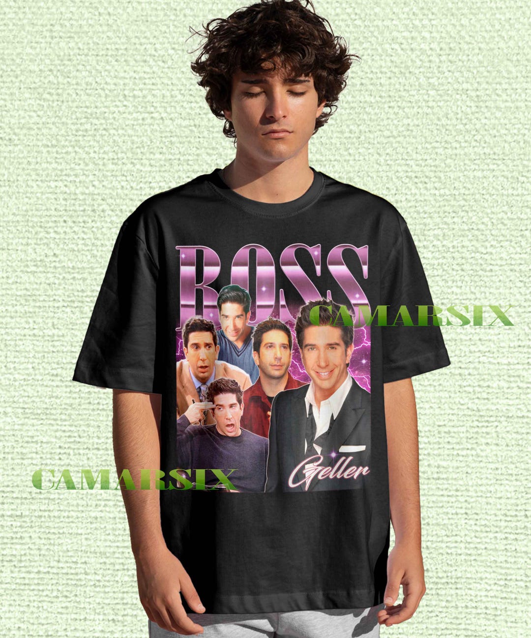 ROSS GELLER Shirt, Friends Tv Series David Schwimmer Fans Gift, Vintage ...