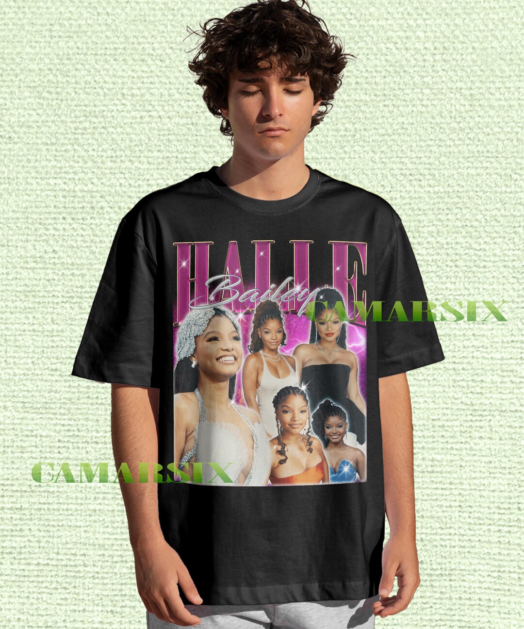 Halle Bailey Vintage T-shirt, Halle Bailey Retro Shirt, Halle Bailey ...