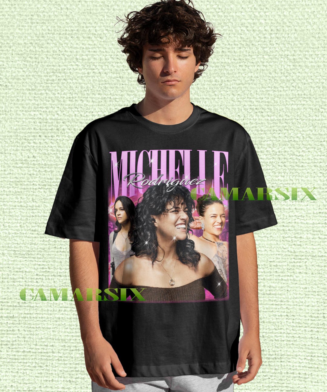 Michelle Rodriguez Vintage T-shirt, Michelle Rodriguez Movie Tee ...
