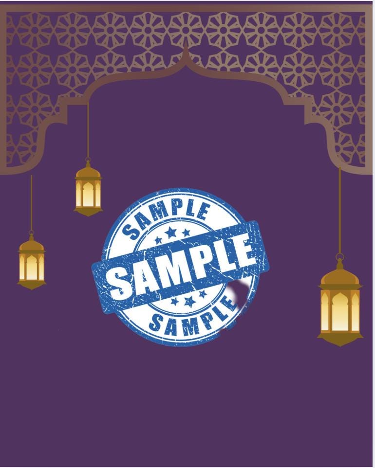 5 Digital Template Hari Raya Card, Kad Hari Raya, Kad Hari Raya Family ...