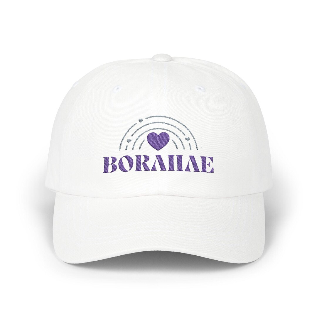 BTS Borahae Embroidered Cap, Gift Idea for BTS ARMY, Fan Made ...