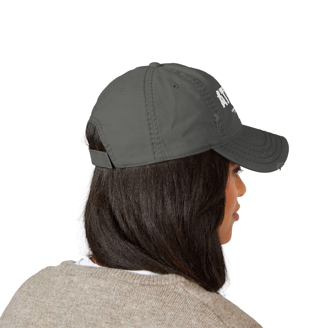 ATEEZ Distressed Embroidery Cap, Vintage Style ATINY Gift, Concert ...