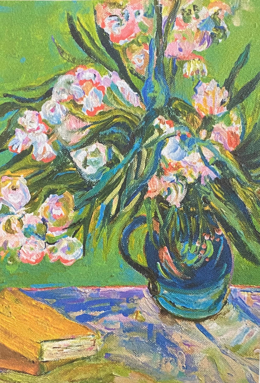 Vangogh’s OLEANDERS Art CARD - Etsy