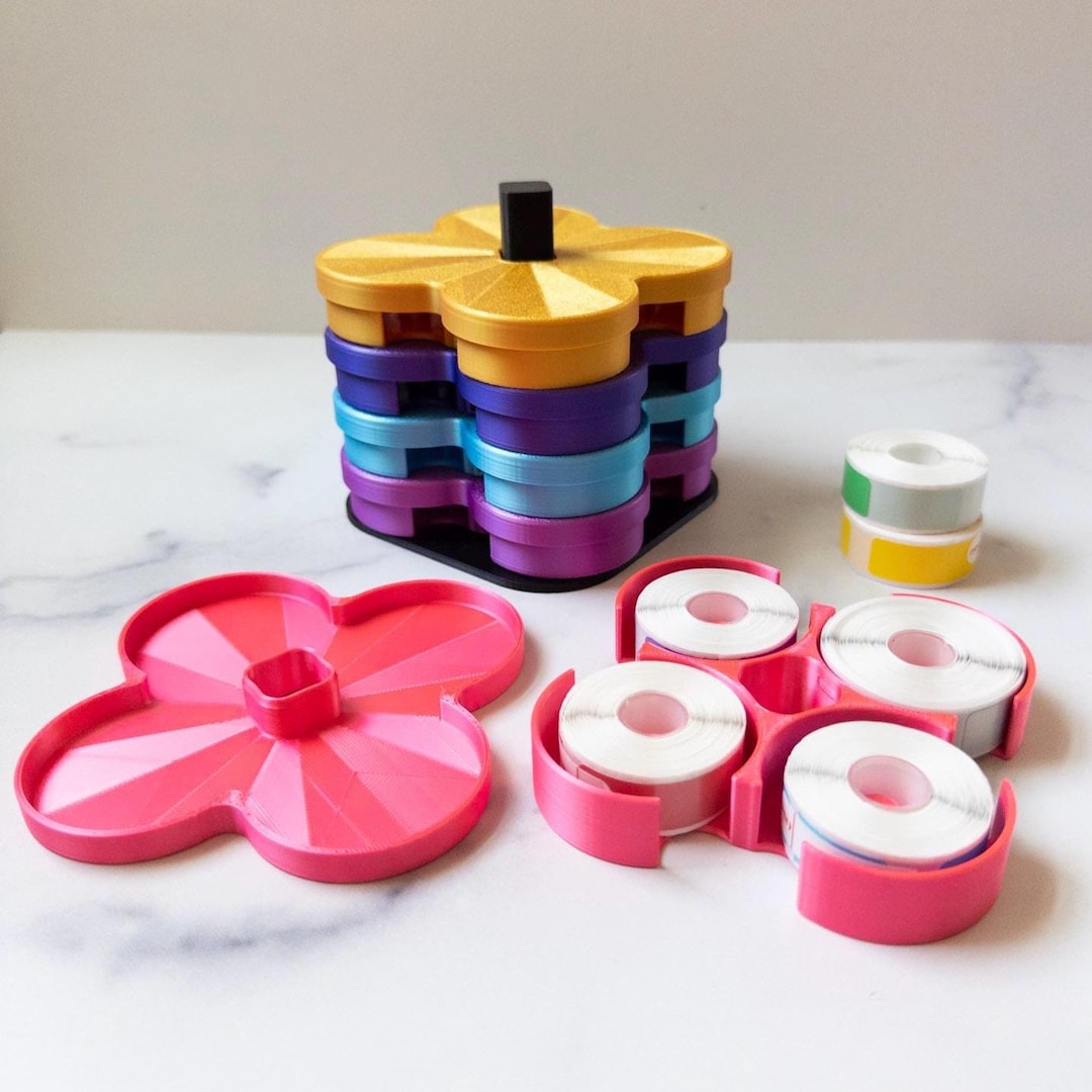 Label Roll Storage Box – Fits Niimbot & More, Customizable Label Holder ...
