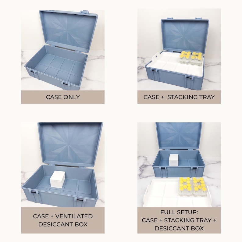 16-kit Peptide Storage Case, Fits Sixteen 3ml Vial Kit Boxes, Large ...