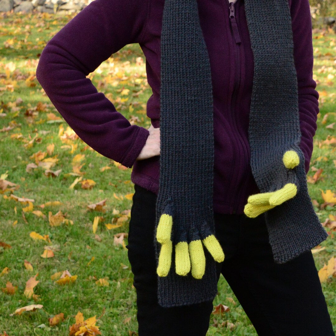 Wonderous Fingerscarf Knitting Pattern - Etsy