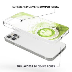 Matcha Phone Case Green Tea Aesthetic Green Cover for iPhone 16 Pro, 15 ...