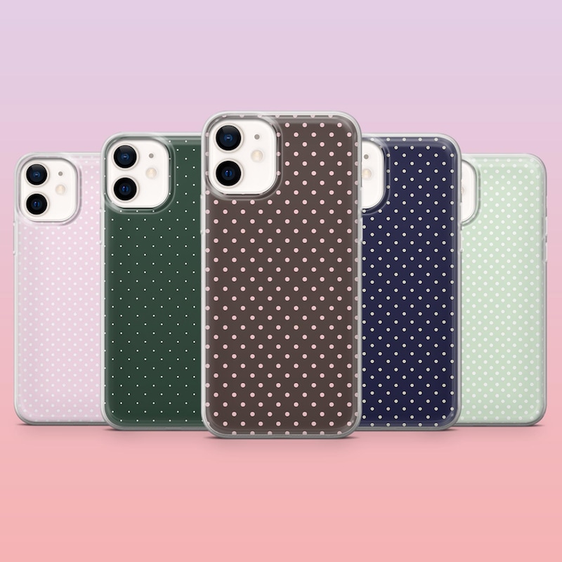 Phone polka dot case - Etsy Nederland