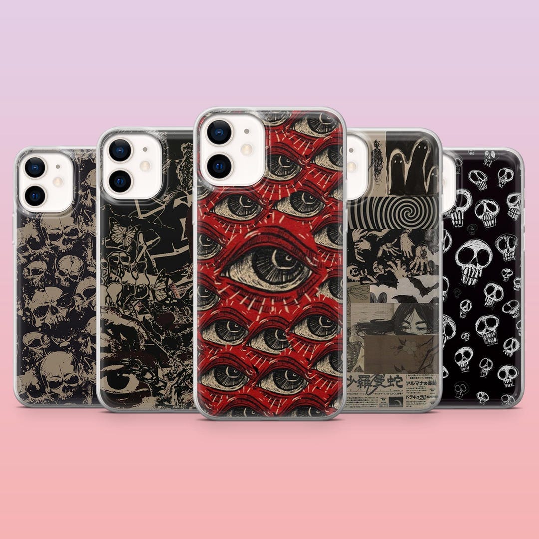 Grunge Phone Case Gothic Emo Aesthetic Cover for iPhone 16 Pro, 15, 14 ...