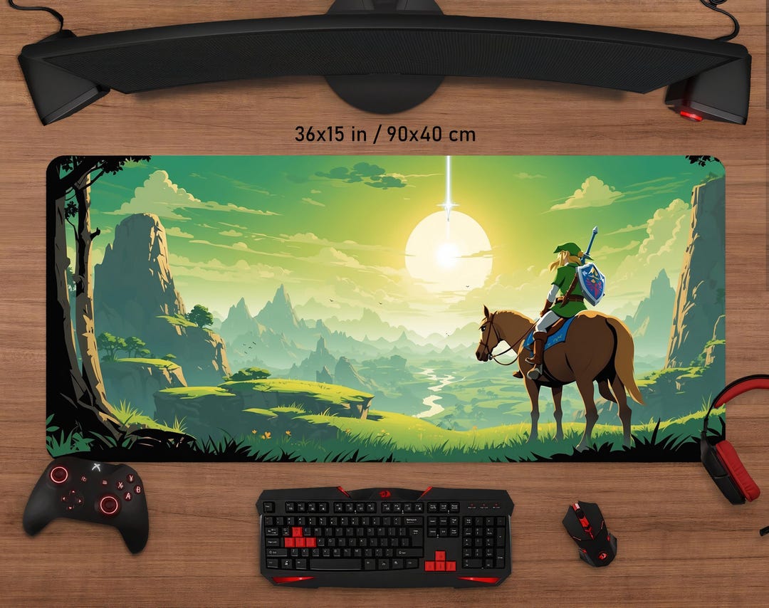The Legend of Zelda Mouse Pad • Personalized Printing • Gaming Mouse ...