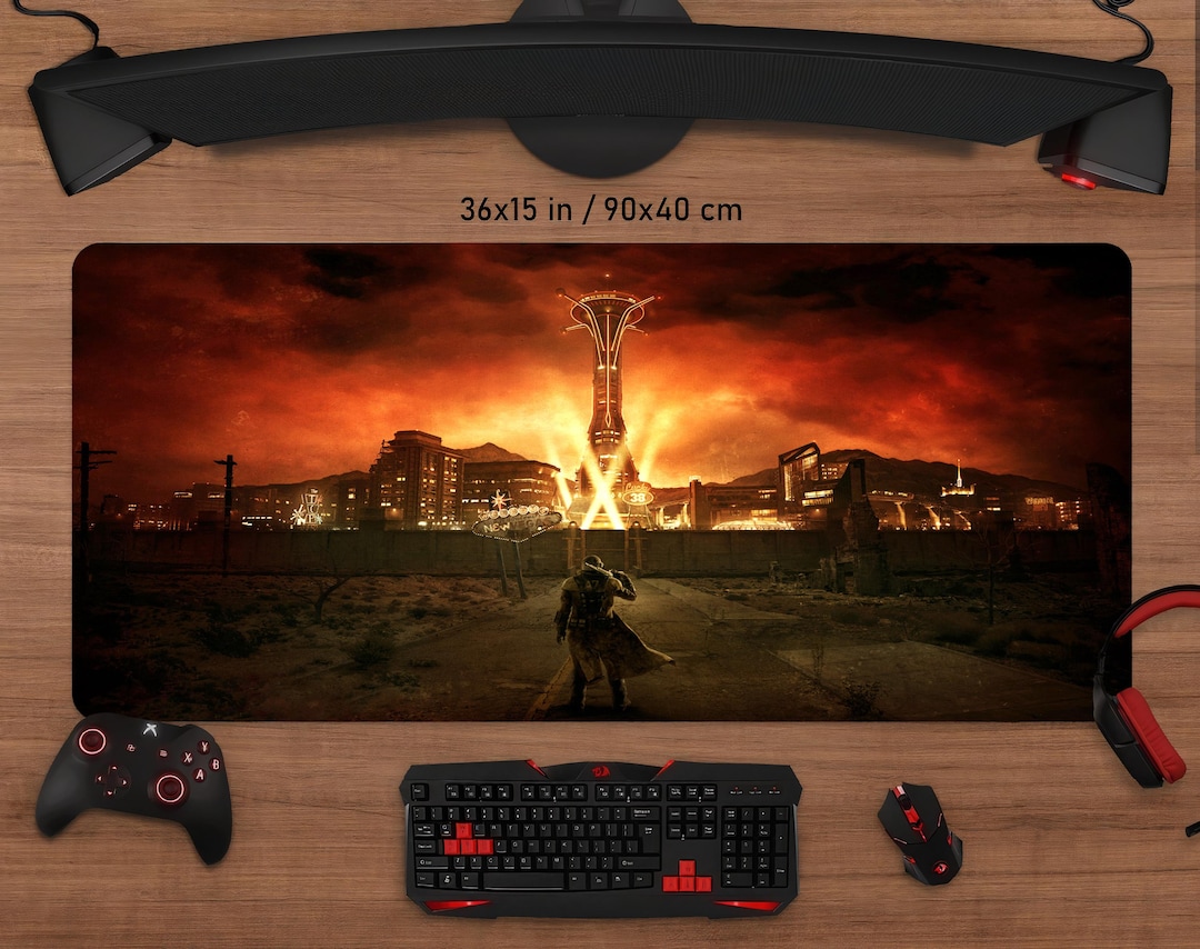 Fallout New Vegas Mouse Pad • Personalized Printing • Gaming Mouse Pad ...