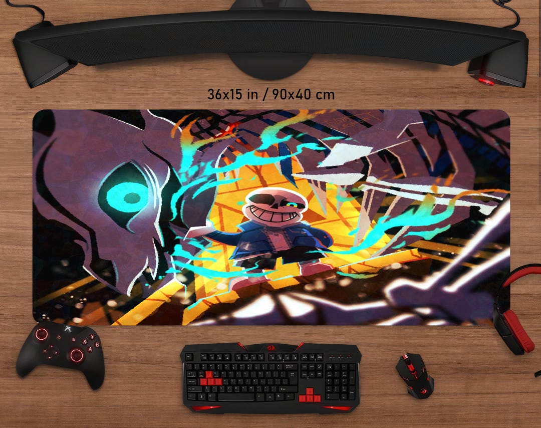 Undertale Gaming Mouse Pad: Vibrant Anime Desk Mat - Etsy