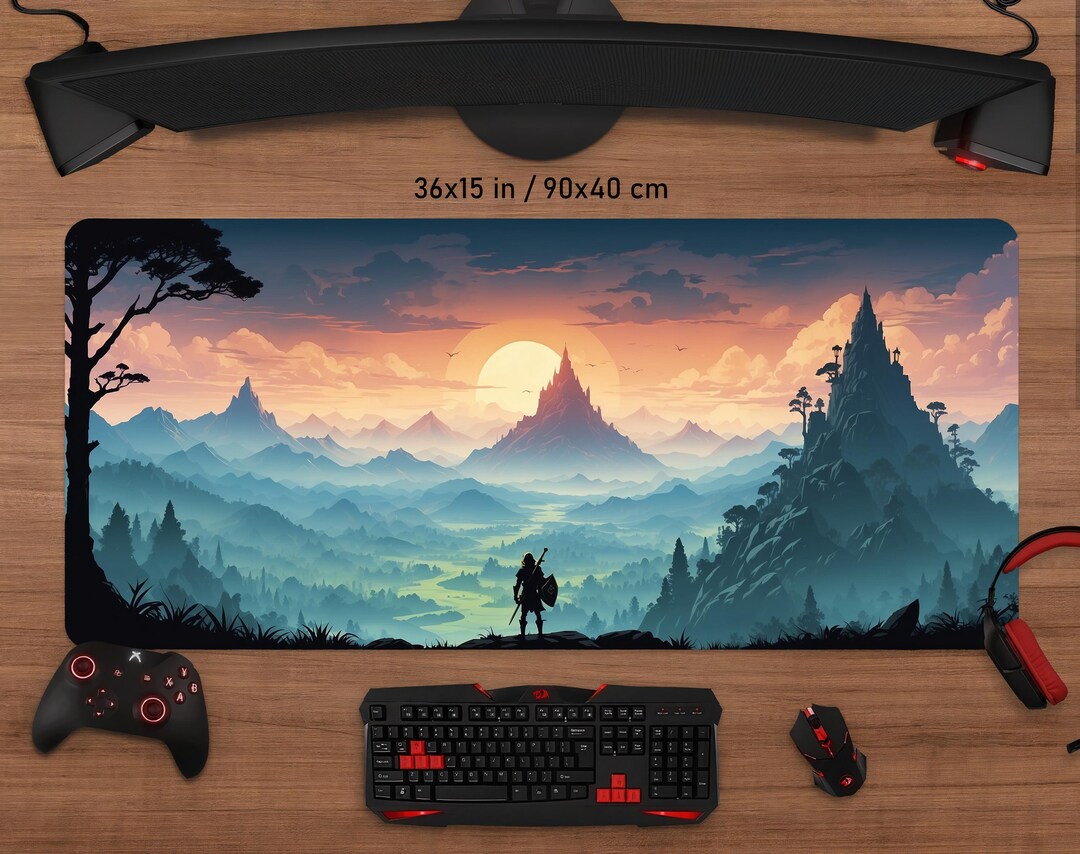 Zelda Gaming Mouse Pad: Personalized Anime Desk Mat - Etsy UK