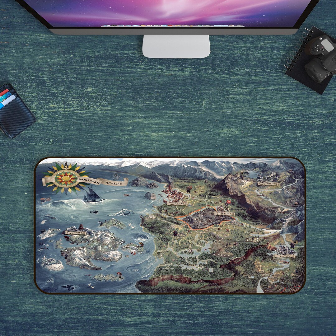The Witcher 3 Wild Hunt Mouse Pad • Personalized Printing • Gaming ...