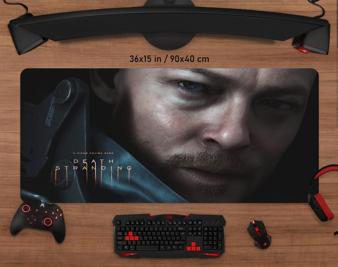 Death Stranding Desk Mat • Personalized Printing • Gaming Desk Mat ...