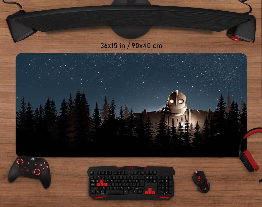 The Iron Giant Mouse Pad • Personalized Printing • Gaming Mouse Pad ...